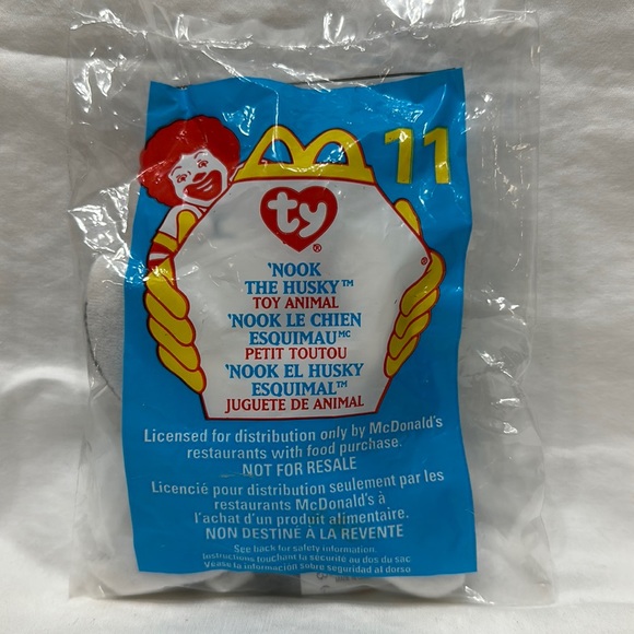 McDonald's | Toys | Mcdonalds Ty Beanie Babies Nook The Husky | Poshmark